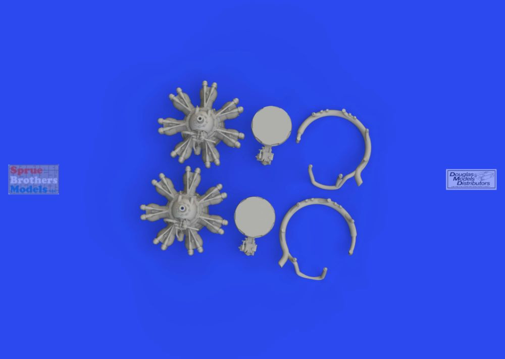 EDU648866 1:48 Eduard Brassin PRINT - Anson Mk.I Engines (AFX kit ...