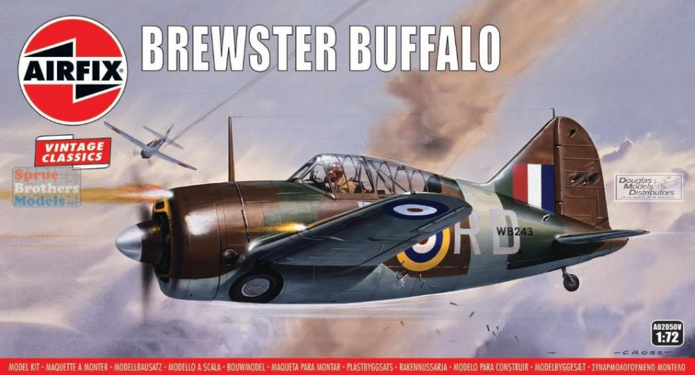AFX02050V 1:72 Airfix Brewster Buffalo - Sprue Brothers Models LLC