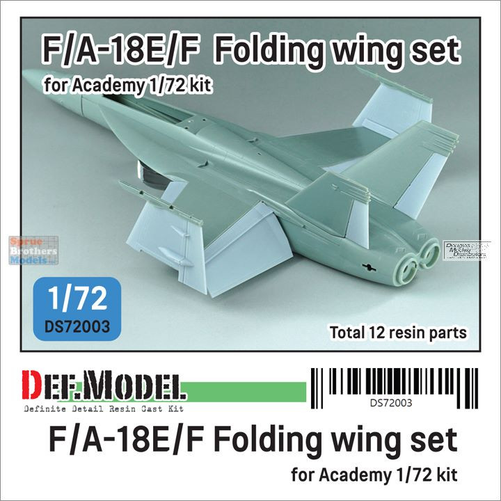 DEFDS72003 1:72 DEF Model F-18E F-18F Super Hornet Folding Wing Set ...