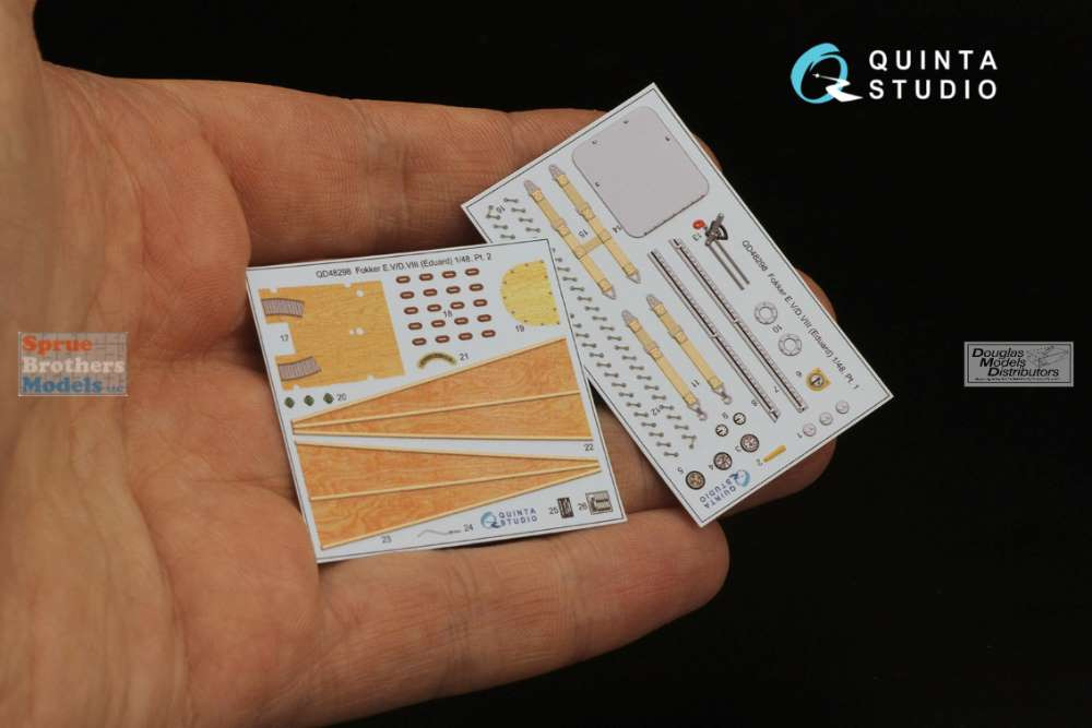 QTSQD48298 1:48 Quinta Studio Interior 3D Decal - Fokker E.V / D.III ...