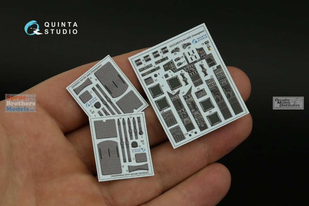 QTSQD48375 1:48 Quinta Studio Interior 3D Decal - AH-64E Apache (HAS ...