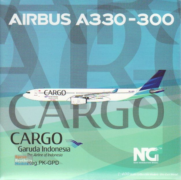 NGM62056 1:400 NG Model Garuda Indonesia Cargo Airbus A330-300 Reg #PK ...