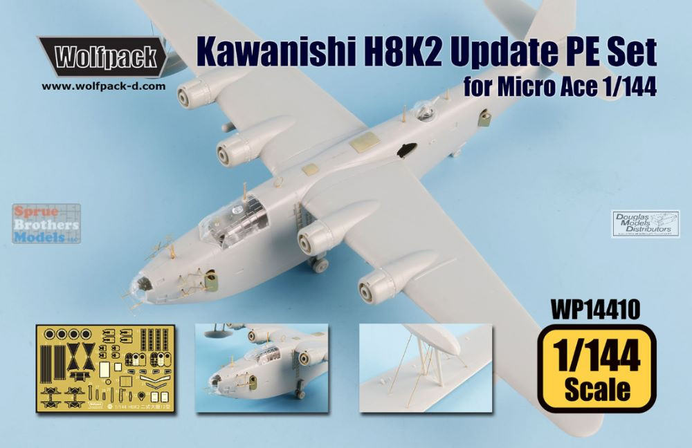 WPD14410 1:144 Wolfpack H8K2 Type 2 Flying Boat Update PE Set (MCA kit ...