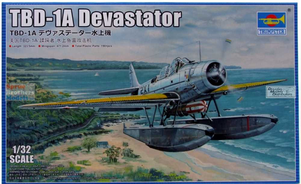 TRP03233 1:32 Trumpeter TBD-1A Devastator - Sprue Brothers Models LLC