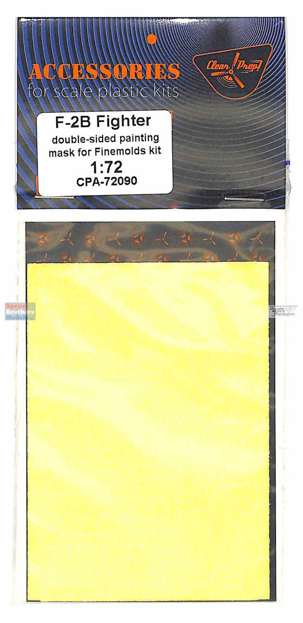 CLPCPA72090A 1:72 Clear Prop Models F-2B Double Sided Paint Mask (FNM ...