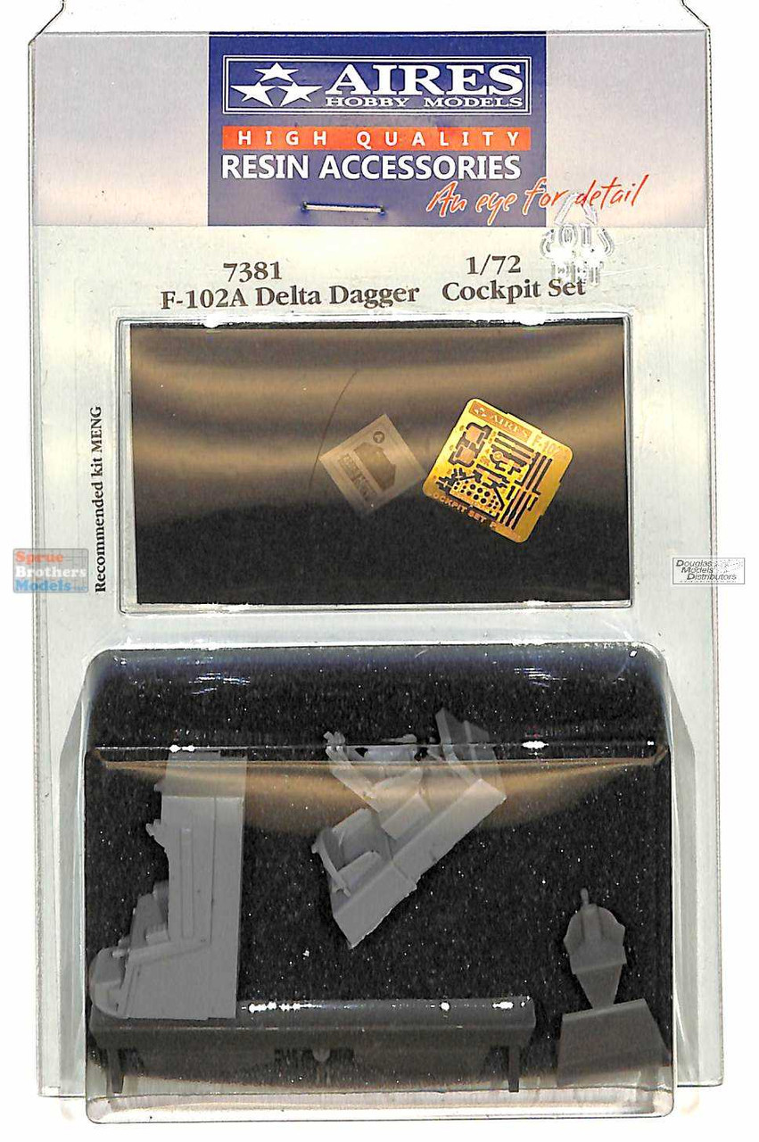 ARS7381 1:72 Aires F-102A Delta Dagger Cockpit Set (MNG kit) - Sprue ...