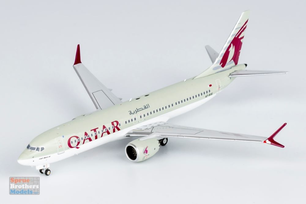 NGM88019 1:400 NG Model Qatar Airways B737 Max8 Reg #A7-BSE (pre ...