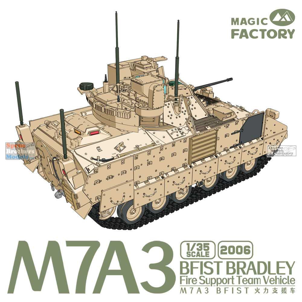 MGF2006 1:35 Magic Factory M7A3 B-FIST Bradley Fire Support Team ...