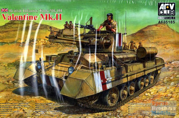 AFV35185 1:35 AFV Club British Infantry Tank Mk.III Valentine Mk.II ...