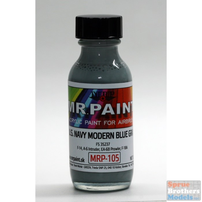 MRP105 MRP/Mr Paint - US Navy Modern Blue Grey FS35237 30ml (for ...