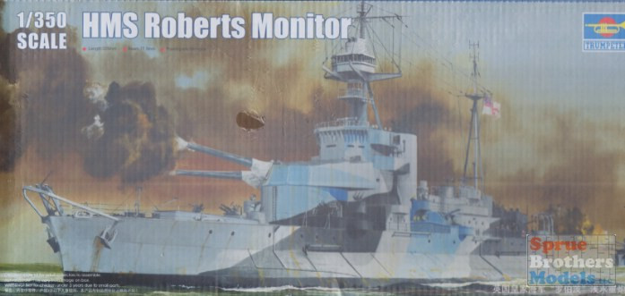 TRP05335 1:350 Trumpeter HMS Roberts Monitor - Sprue Brothers Models LLC