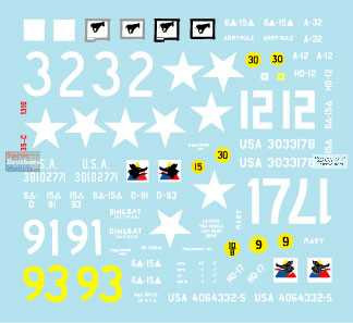 SRD35C1310 1:35 Star Decals - US Armored Mix #3: 6th Armored Division ...