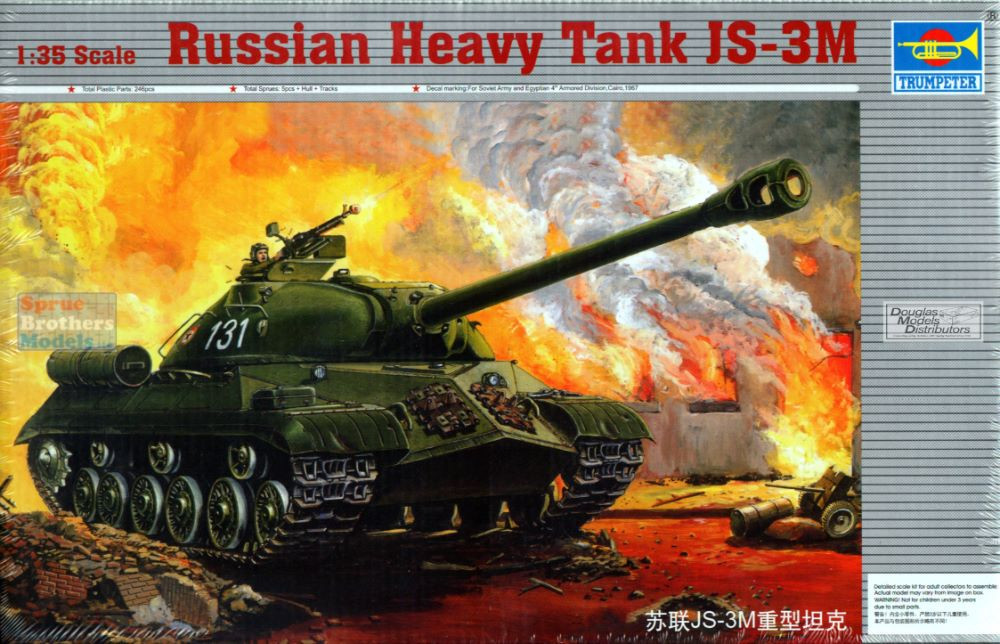 TRP00316 1:35 Trumpeter Russian Heavy Tank JS-3M - Sprue Brothers ...