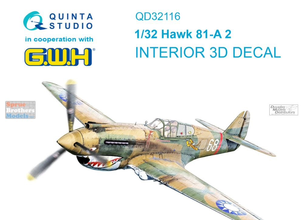 LNRL3201 1:32 Great Wall Hobby Curtiss P-40 Warhawk / Hawk 81-A2 Flying ...