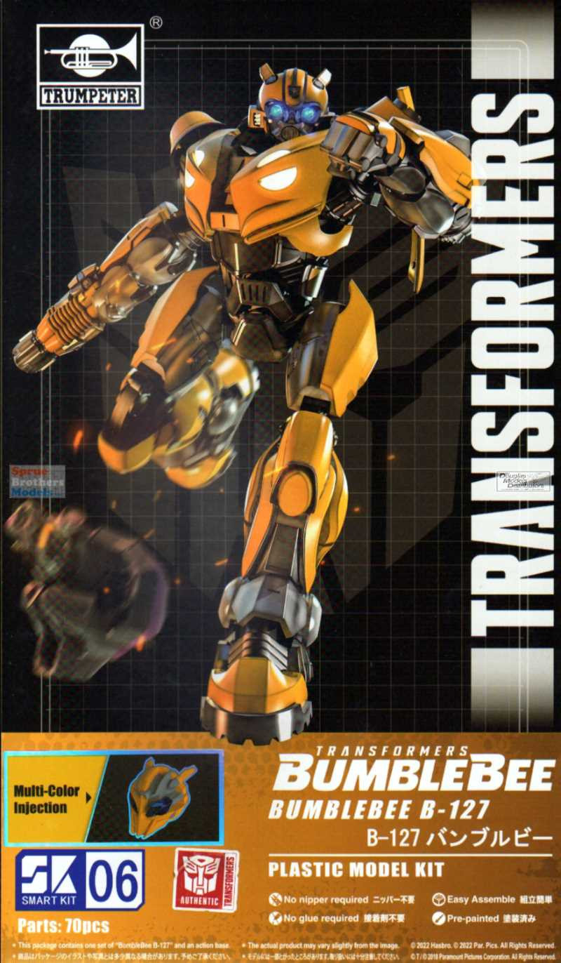 TRP08117 Trumpeter Transformers Bumblebee - Bumblebee B-127 (Easy Build ...