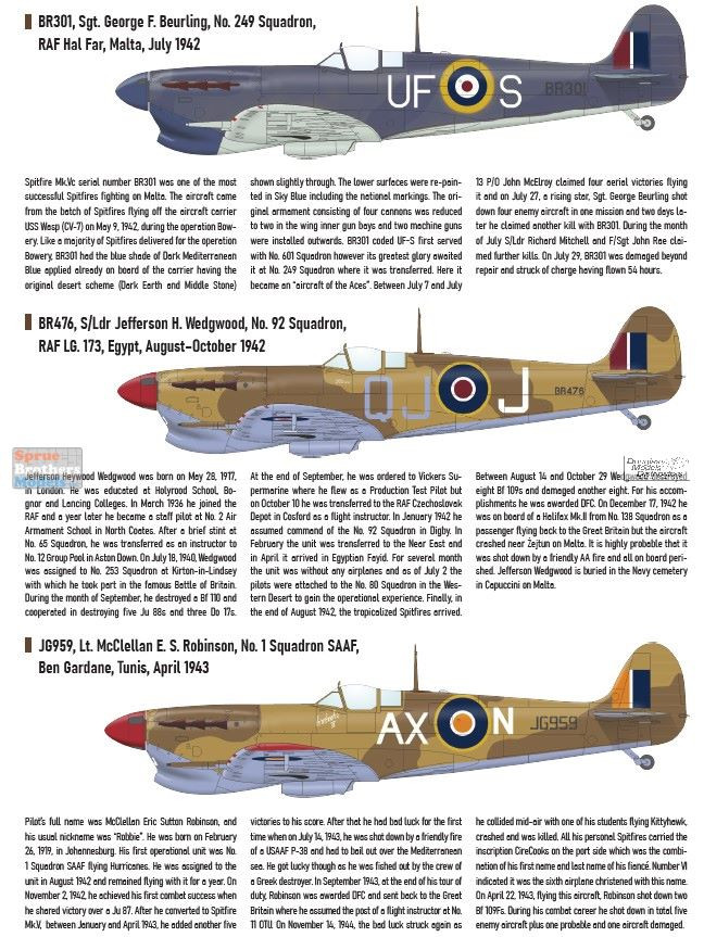 EDU82126 1:48 Eduard Spitfire Mk.Vc TROP ProfiPACK Edition - Sprue ...