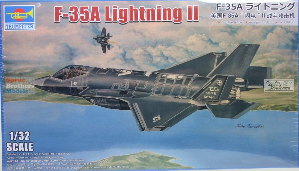 TRP03231 1:32 Trumpeter F-35A Lightning II - Sprue Brothers Models LLC
