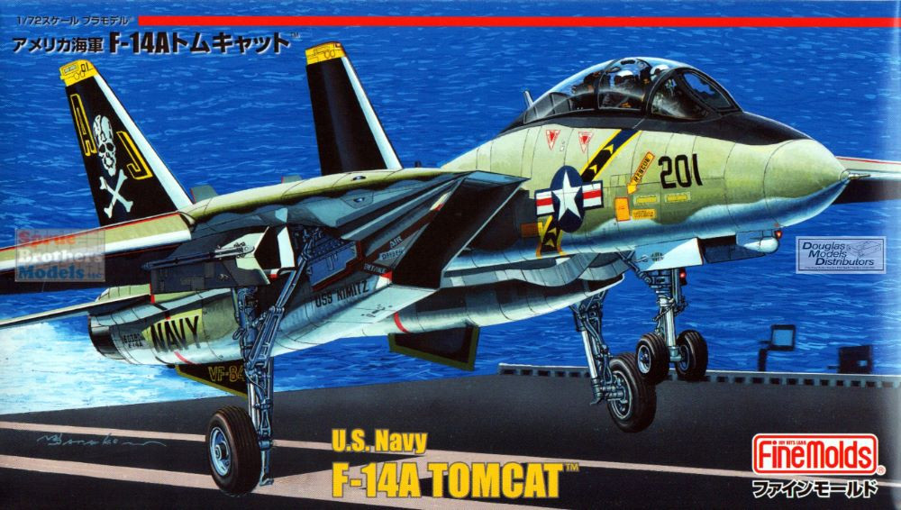 FNMFP030 1:72 Fine Molds F-14A Tomcat US Navy - Sprue Brothers Models LLC