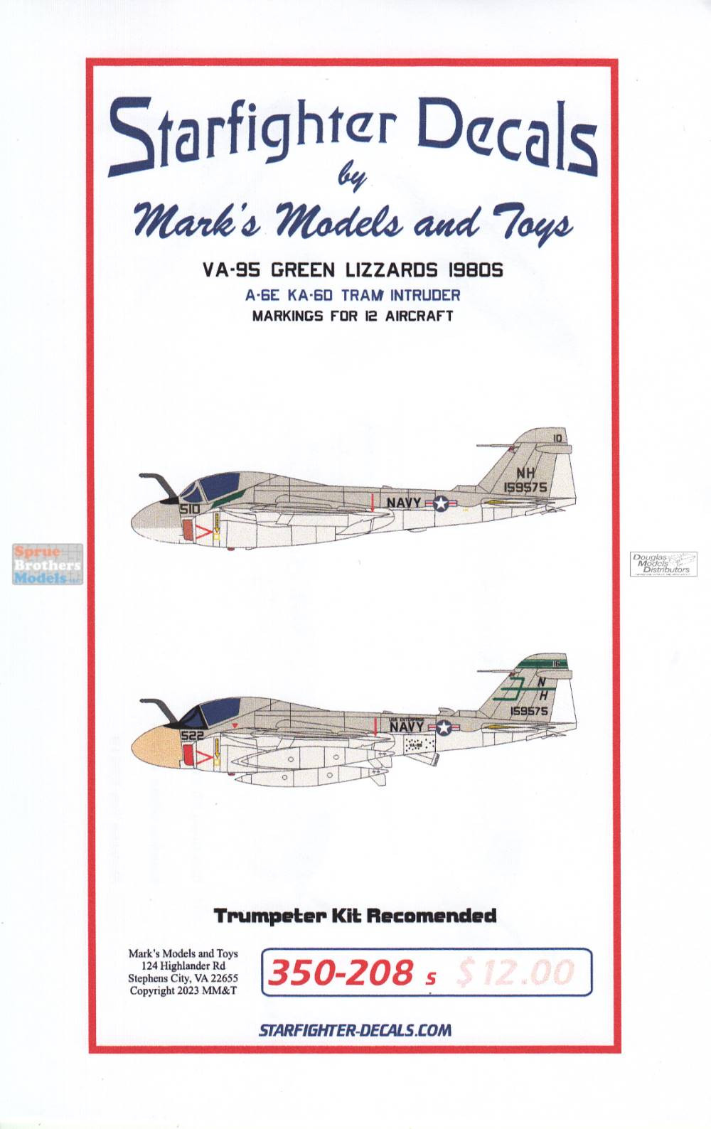 Starfighter Decals Products - Sprue Brothers Models LLC