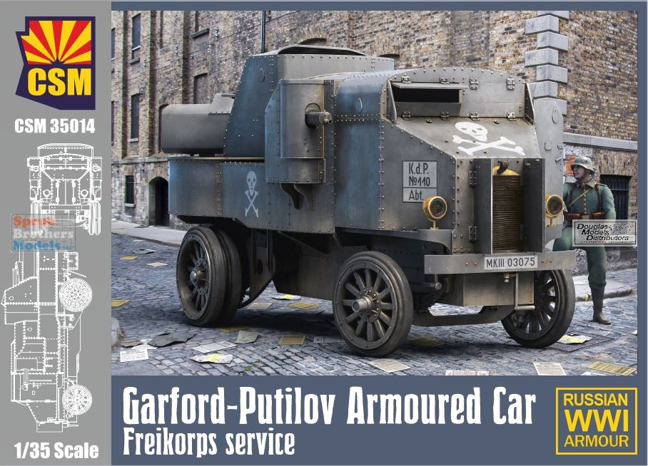 CSM35014 1:35 Copper State Models Garford-Putilov Armoured Car ...