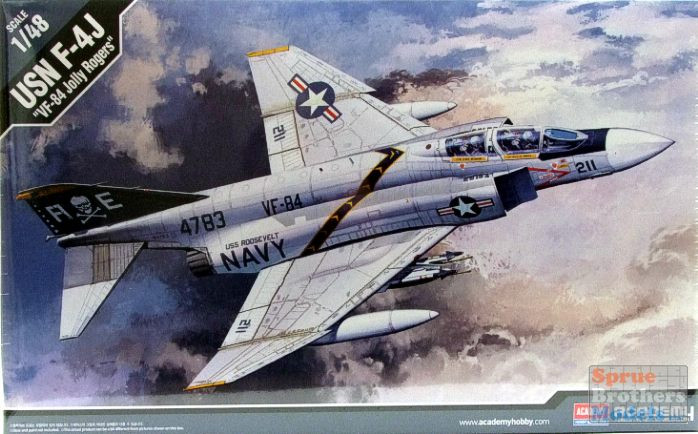 ACA12305 1:48 Academy F-4J Phantom II "VF-84 Jolly Rogers - Sprue ...