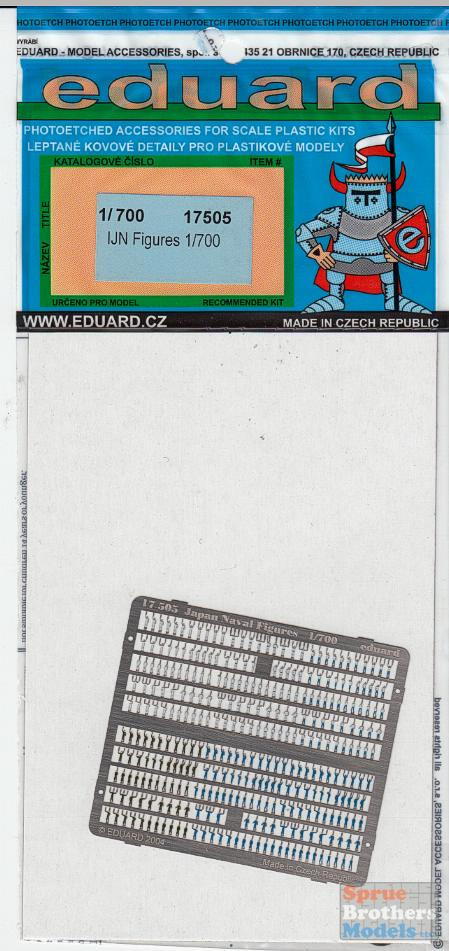 EDU17505 1:700 Eduard Color PE - IJN Figures #17505 - Sprue Brothers ...