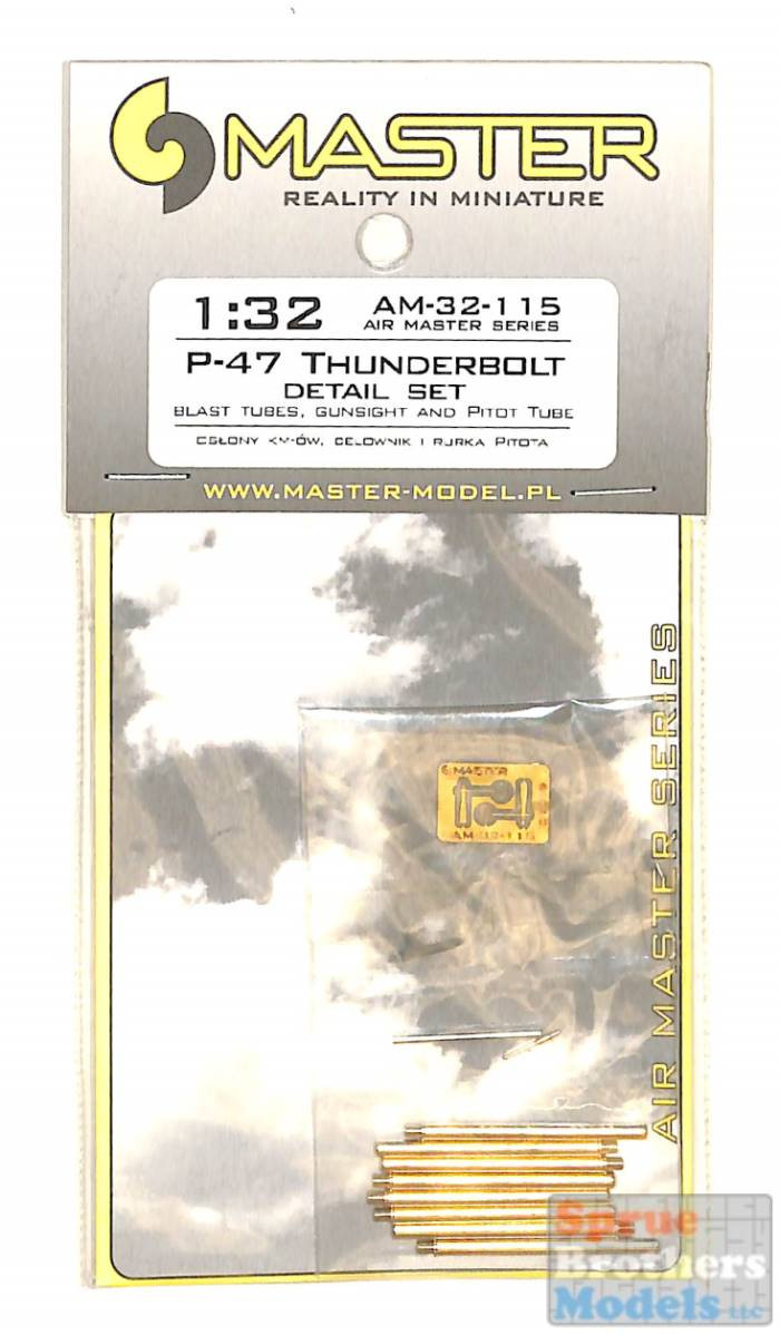 MASAM32115 1:32 Master Model P-47 Thunderbolt Detail Set - Sprue ...