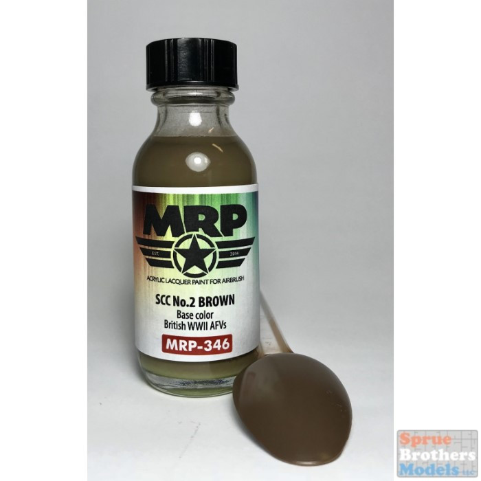 MRP346 MRP/Mr Paint - SCC No.2 Brown (British WW2 AFV) 30ml (for ...