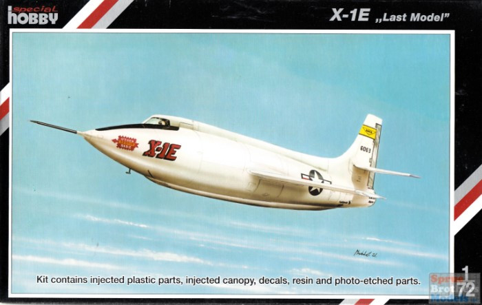 SPH72158 1:72 Special Hobby Bell X-1E Last Model - Sprue Brothers ...