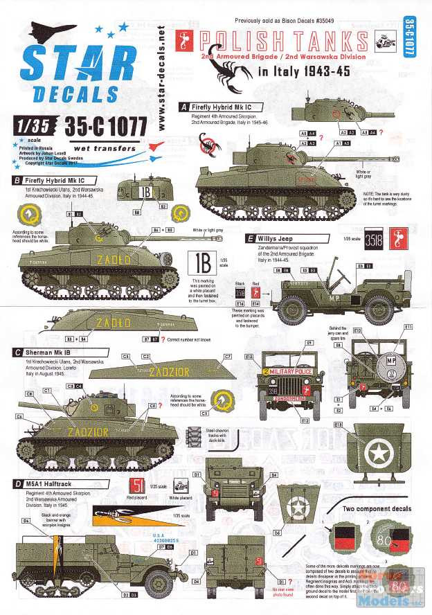 SRD35C1087 1:35 Star Decals M47 Patton Part 3: NATO South (Portugal ...