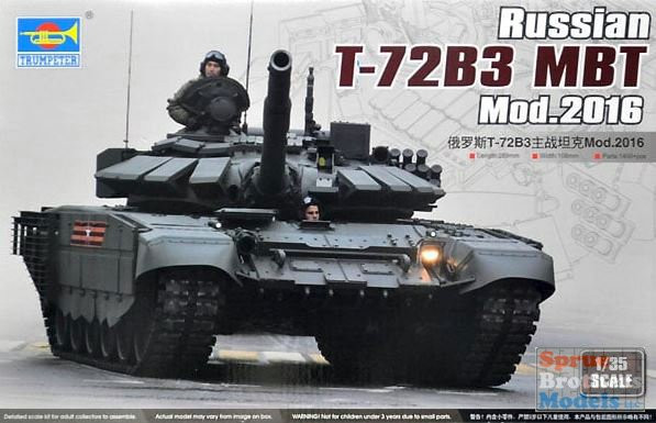 TRP09561 1:35 Trumpeter Russian T-72B3 MBT Mod 2016 - Sprue Brothers ...