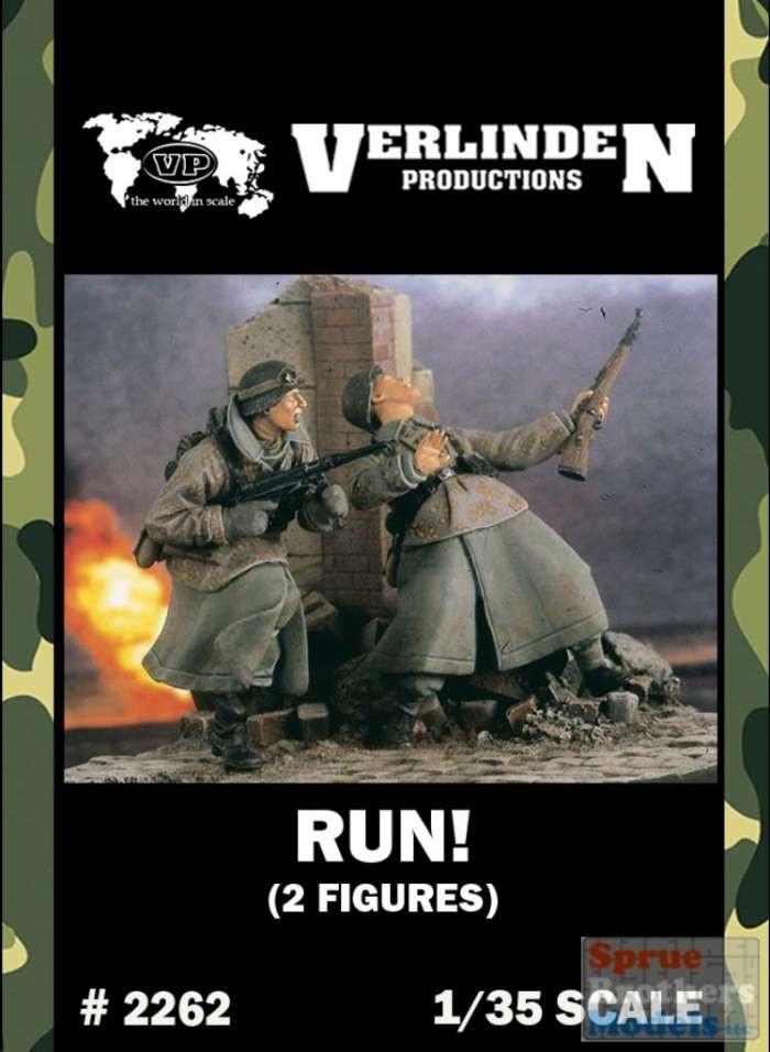 VERN2262 1:35 Verlinden 'Run!' Figure Set (2 figures) - Sprue Brothers ...