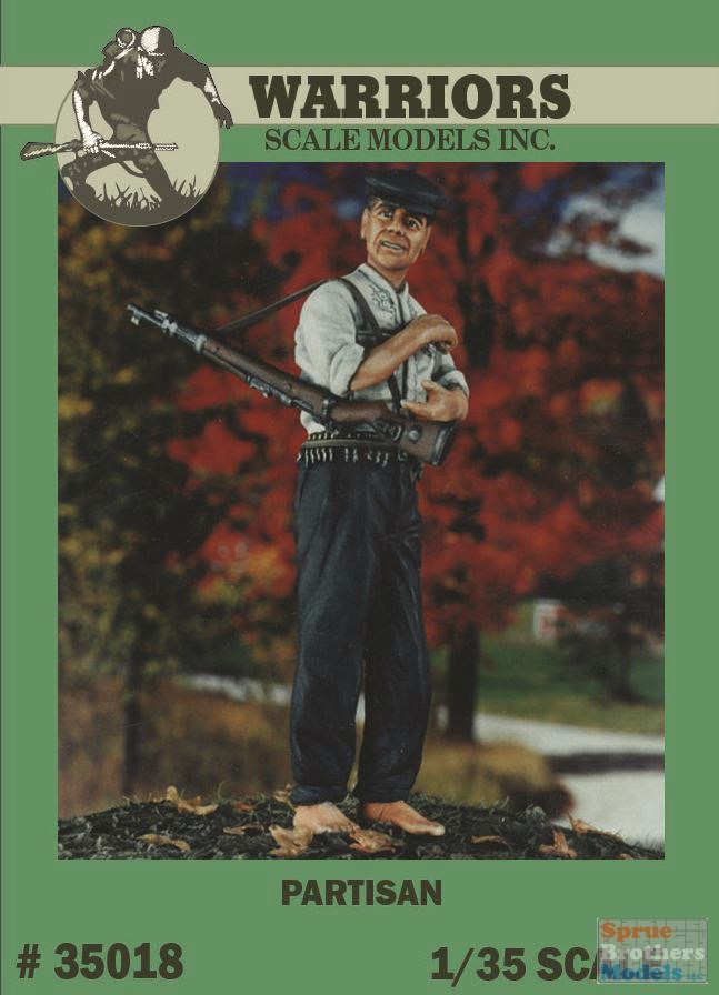 WARN35018 1:35 Warriors Scale Models Figure: Partisan - Sprue Brothers ...