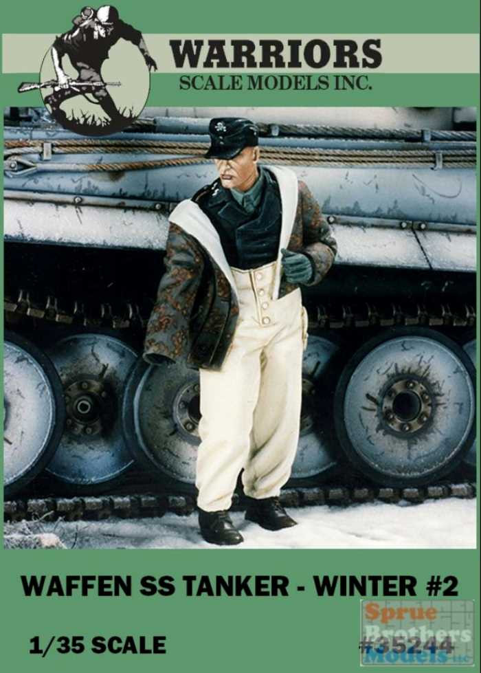WARN35244 1:35 Warriors Scale Models Figure: Waffen SS Tanker Winter #2 ...