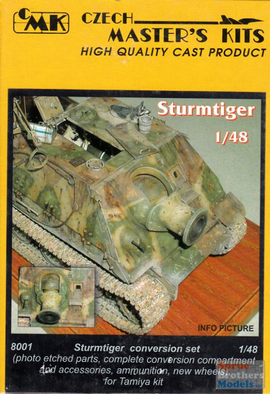 CMK8001 1:48 CMK Sturmtiger Conversion Set (TAM kit) - Sprue Brothers ...