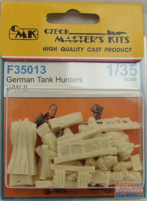 CMKF35013 1:35 CMK Figures - WW2 German Tank Hunters #35013 - Sprue ...