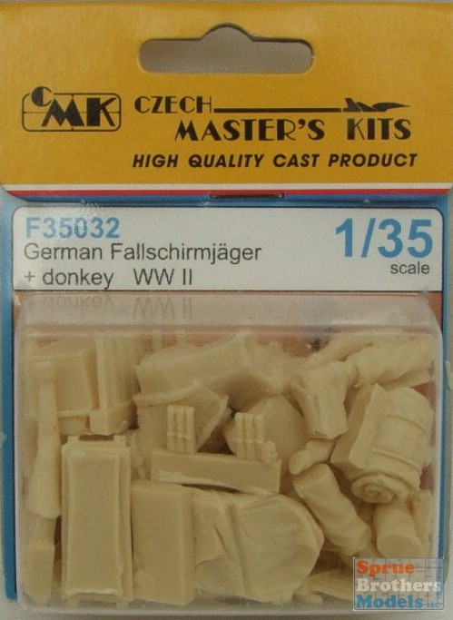 CMKF35032 1:35 CMK Figures - German Fallschirmjager & Donkey #35032 ...
