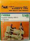 CMKF48064 1:48 CMK Figures - Russian Infantry WWII #48064 - Sprue ...