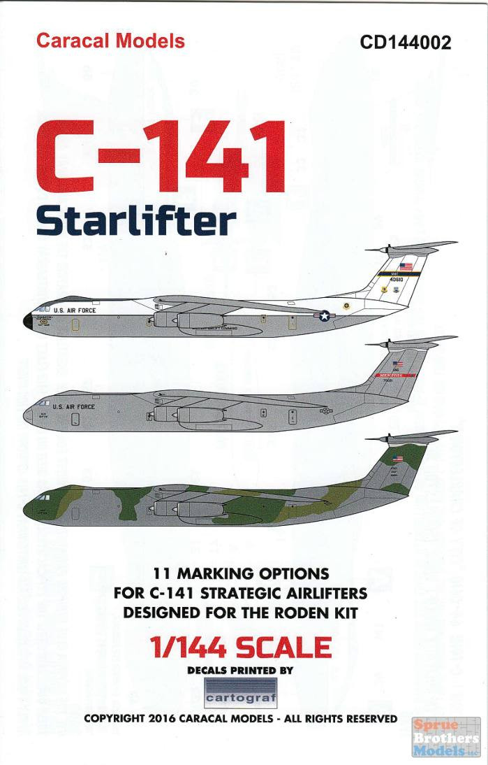 CARCD144013 1:144 Caracal Models Decals - KC-97 Stratofreighter - Sprue ...