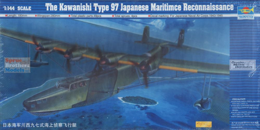 TRP01322 1:144 Trumpeter Kawanishi Type 97 Japanese Maritime ...