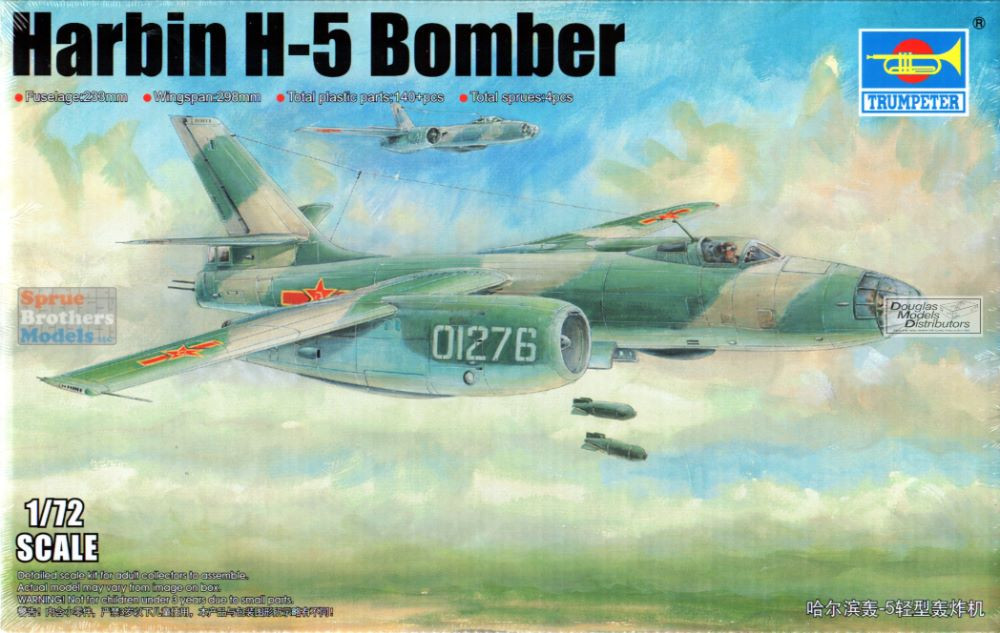 TRP01695 1:72 Trumpeter Soviet Tu-22 Blinder Tactical Bomber - Sprue ...