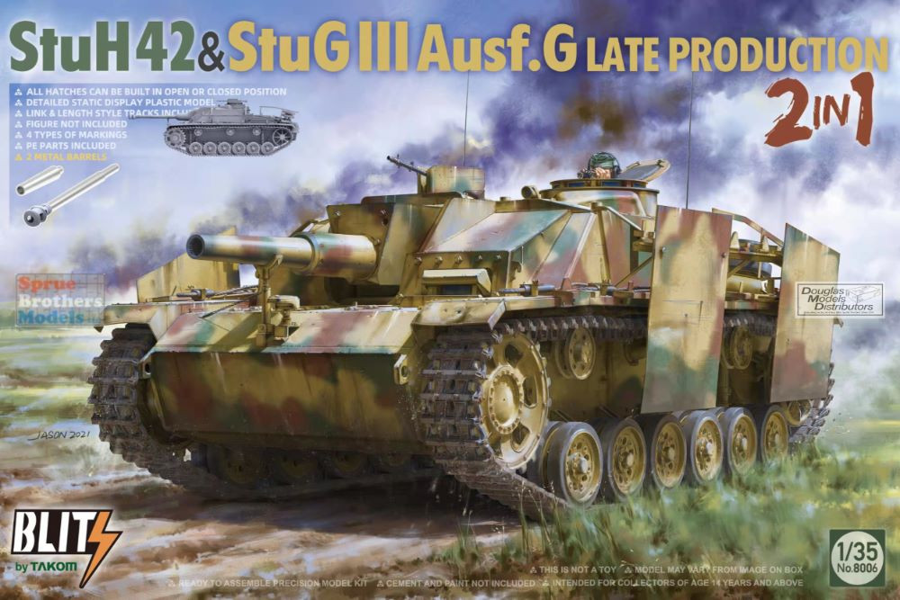 TAK08002 1:35 Blitz by Takom - Panzer Pz.Kpfw.III Ausf.M mit Schurzen ...