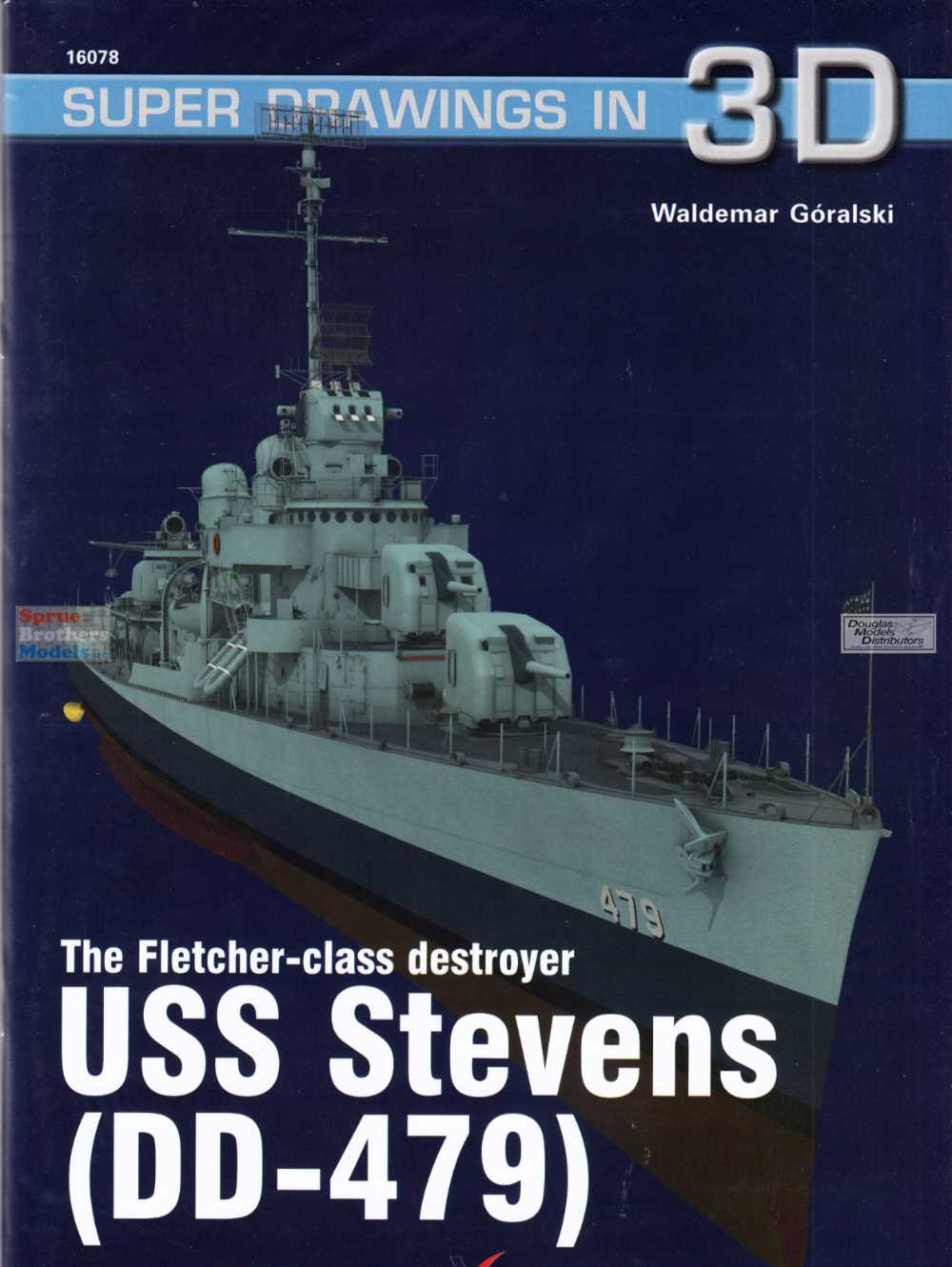 TAM78012 1:350 Tamiya USS Fletcher DD445 US Navy WWII Destroyer #78012 ...