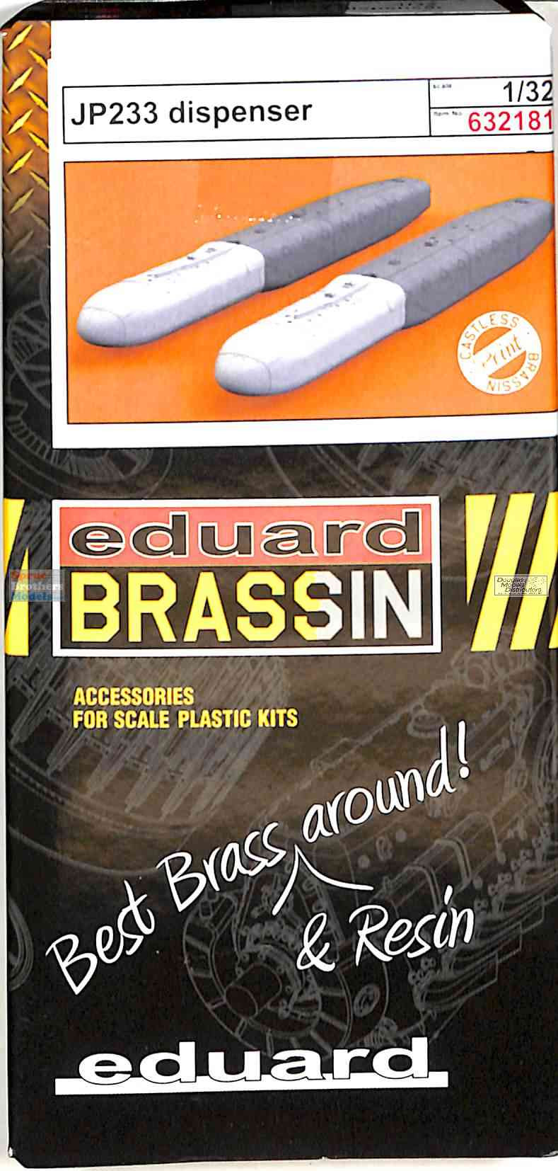 EDU632181 1:32 Eduard Brassin Print JP233 Dispenser Set - Sprue ...