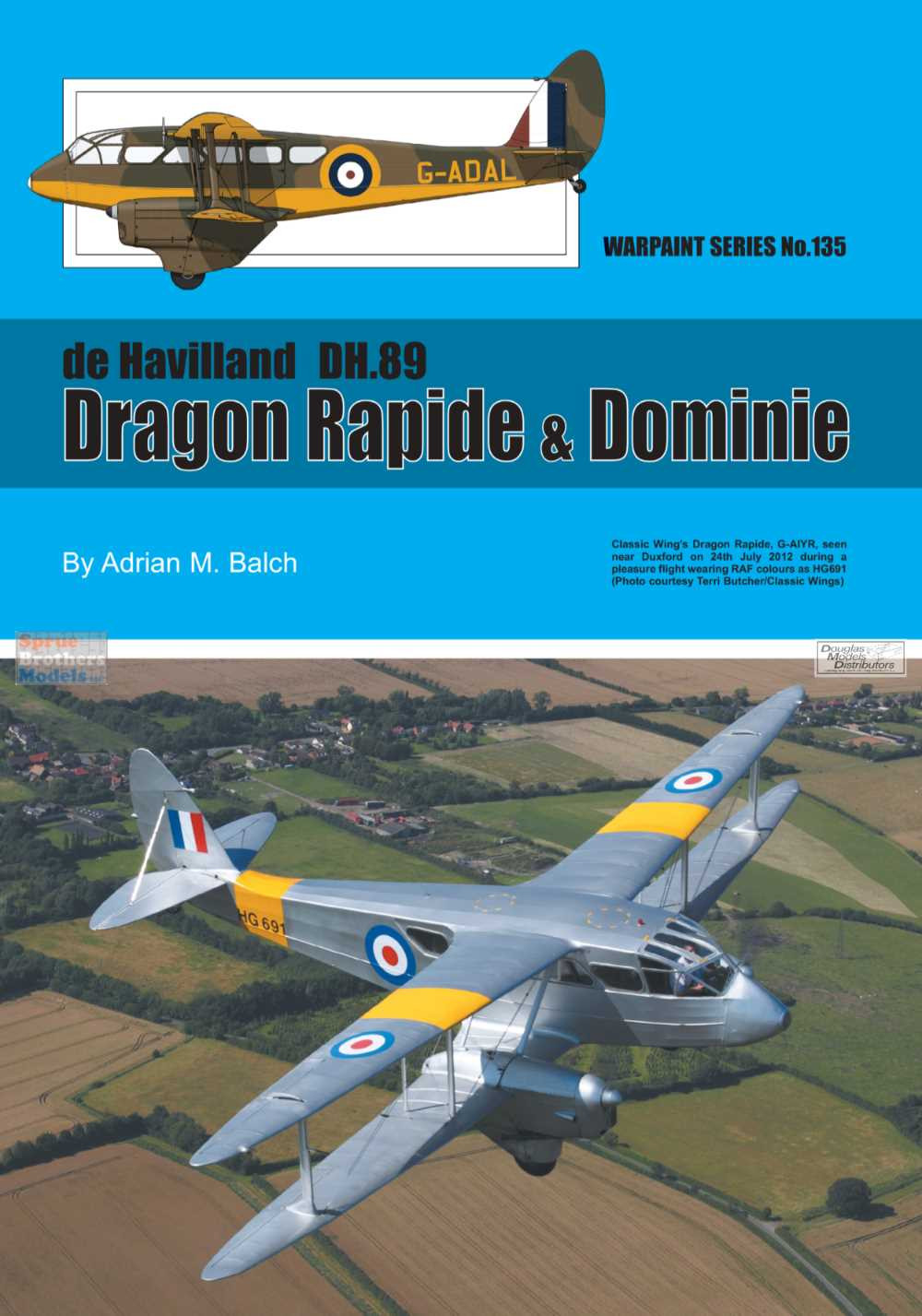 WPT135 Warpaint Books - de Havilland DH.89 Dragon Rapide & Dominie ...