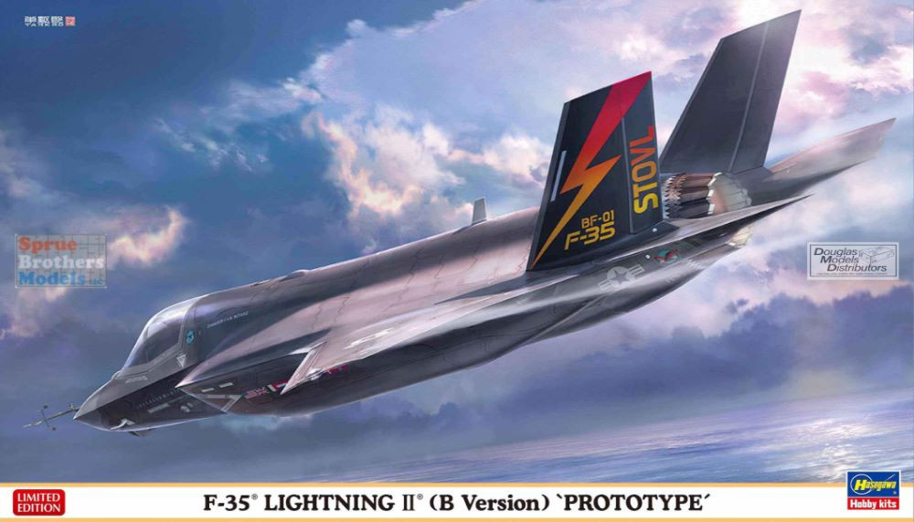 HAS02412 1:72 Hasegawa F-35B Lightning II 'Prototype' - Sprue Brothers ...