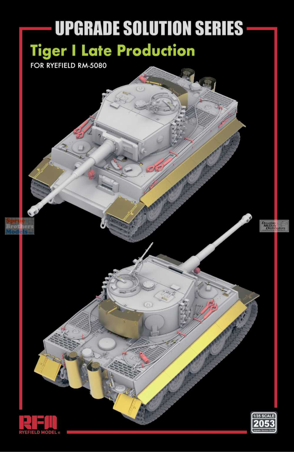 RFMRM2053 1:35 Rye Field Model Tiger I Late Upgrade Set (RFM kit ...