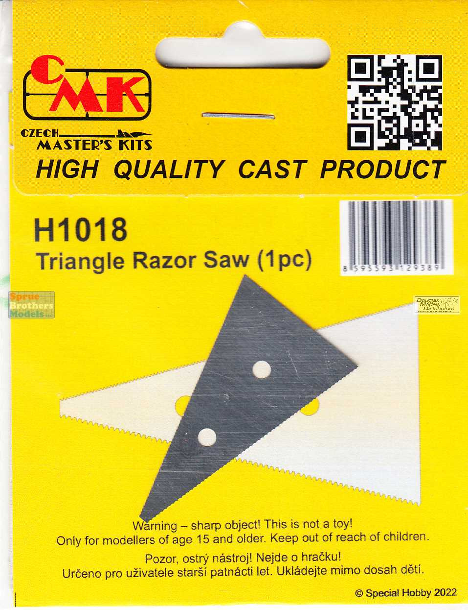 CMKH1018 CMK Tools - Triangle Razor Saw (1 pack) - Sprue Brothers ...