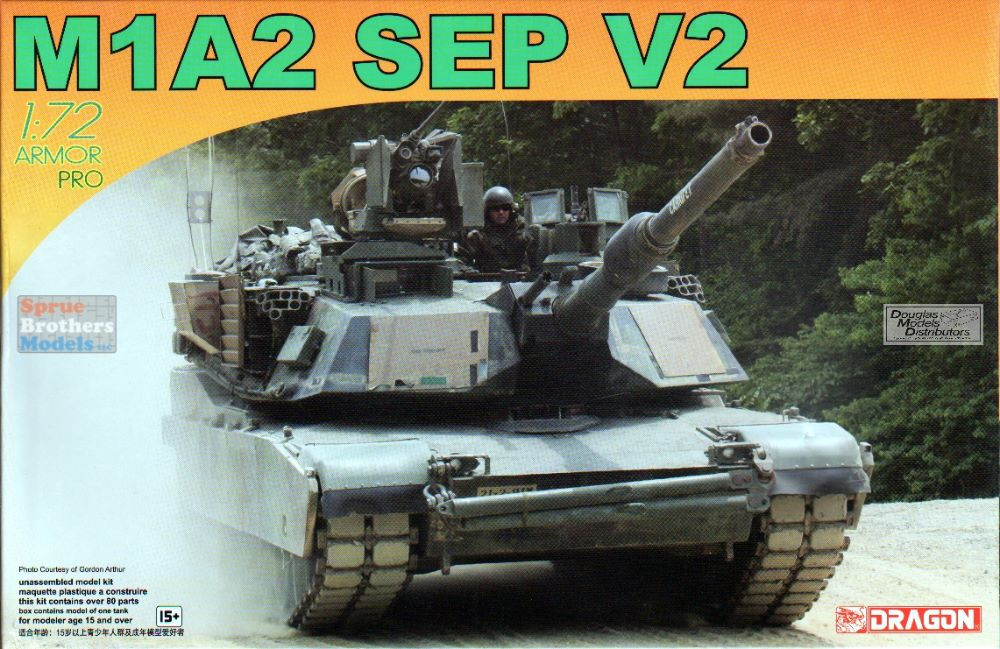 DML7615 1:72 Dragon M1A2 SEP V2 Abrams - Sprue Brothers Models LLC