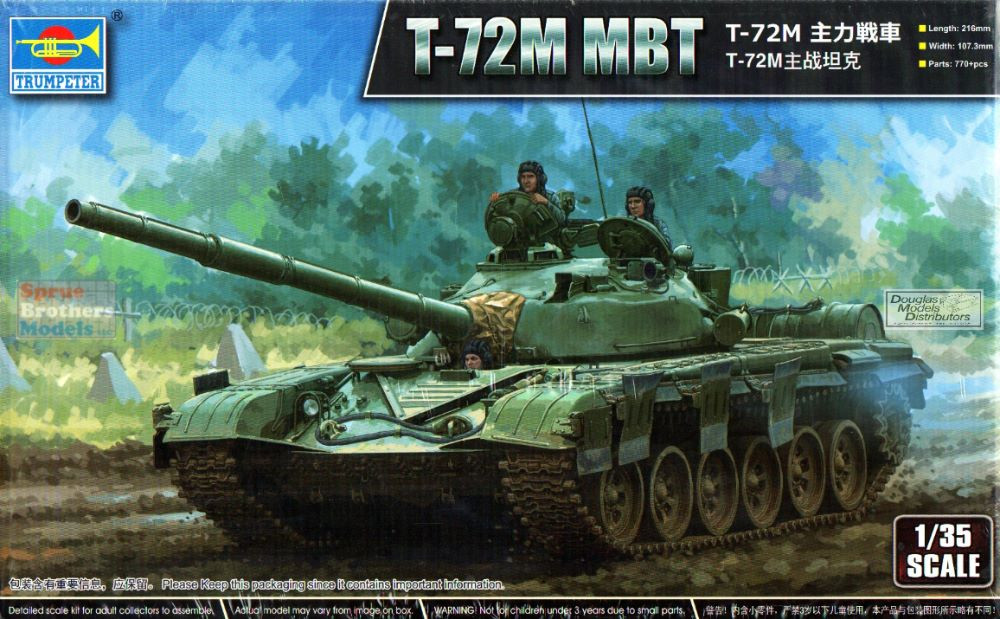 TRP09603 1:35 Trumpeter T-72M MBT - Sprue Brothers Models LLC